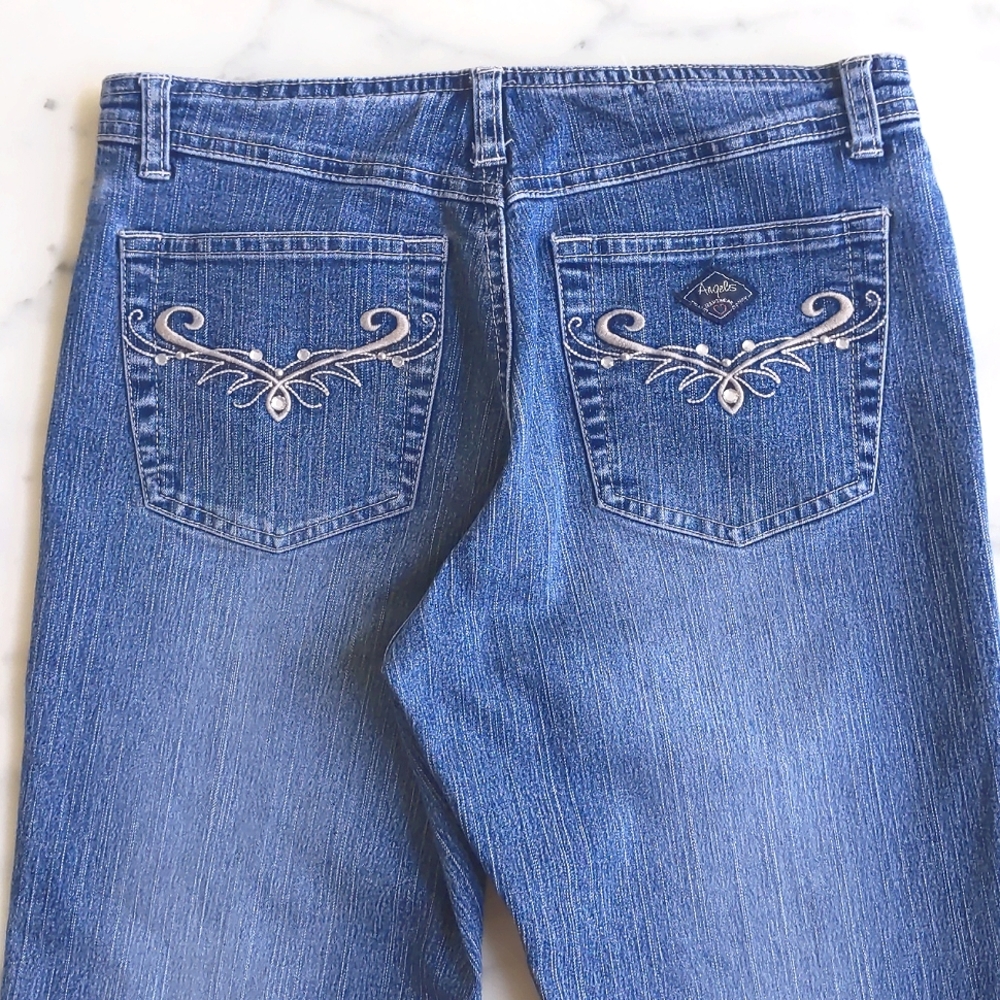Vintage Angels Stretch Flare Leg Jean With Crystals &… - Gem